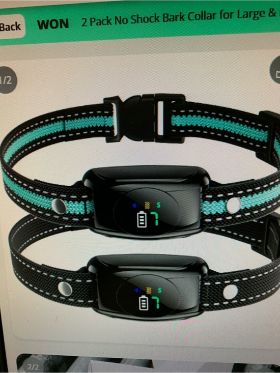 Xuwibaje | Dog | 2 Pack No Shock Bark Dog Collars Safe Humane With Beep ...